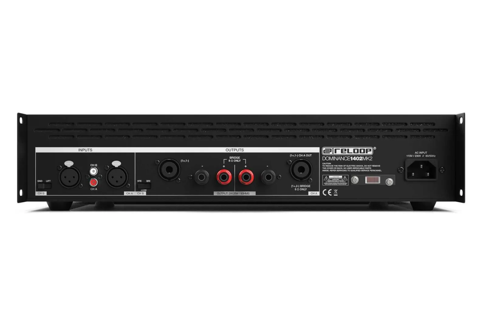 Reloop Dominance 1402 MK2 Επαγγελματικός Τελικος Ενισχυτής