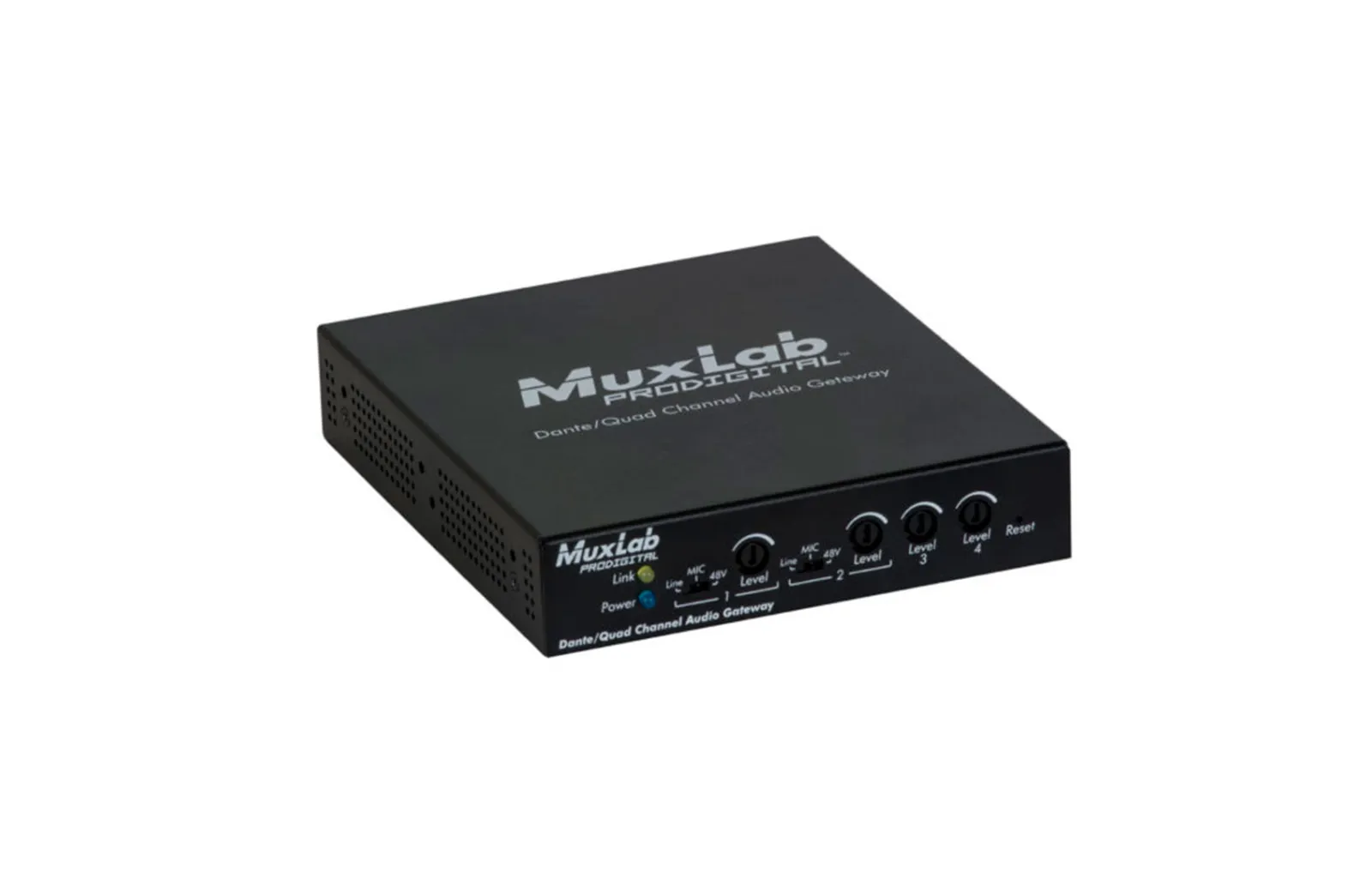 Dante/Quad Channel Audio PoE Gateway MU