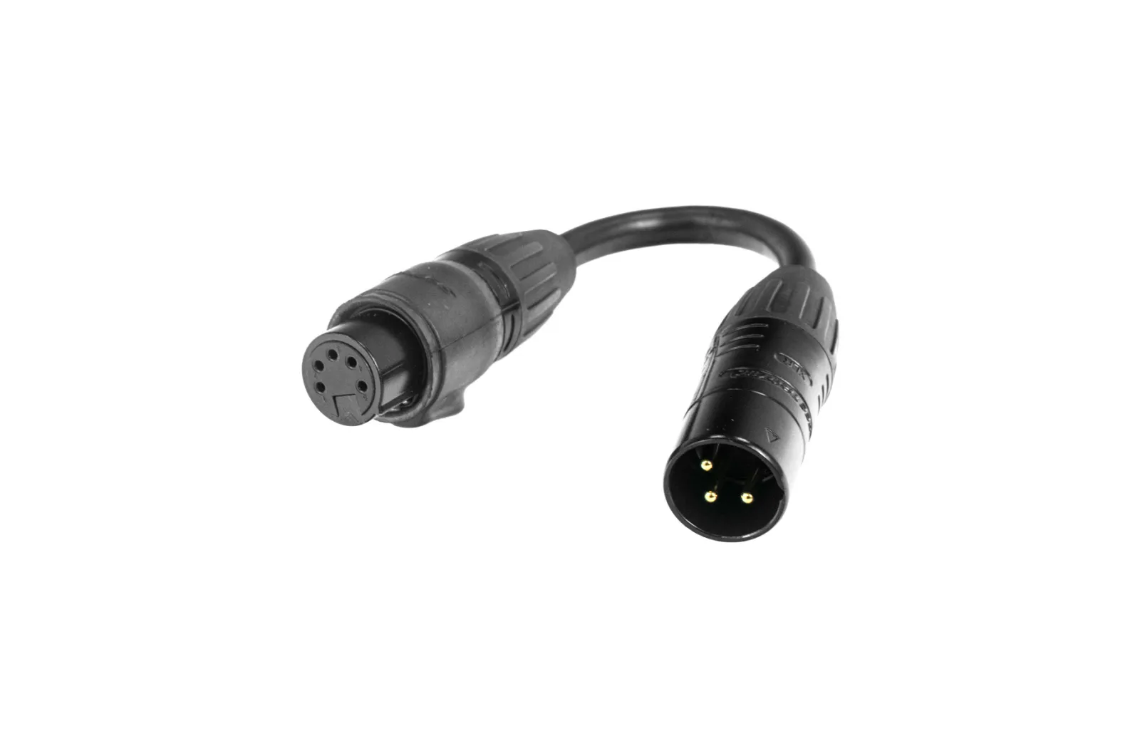 Accu-Cable DMX 3-pin M to 5-pin F IP65