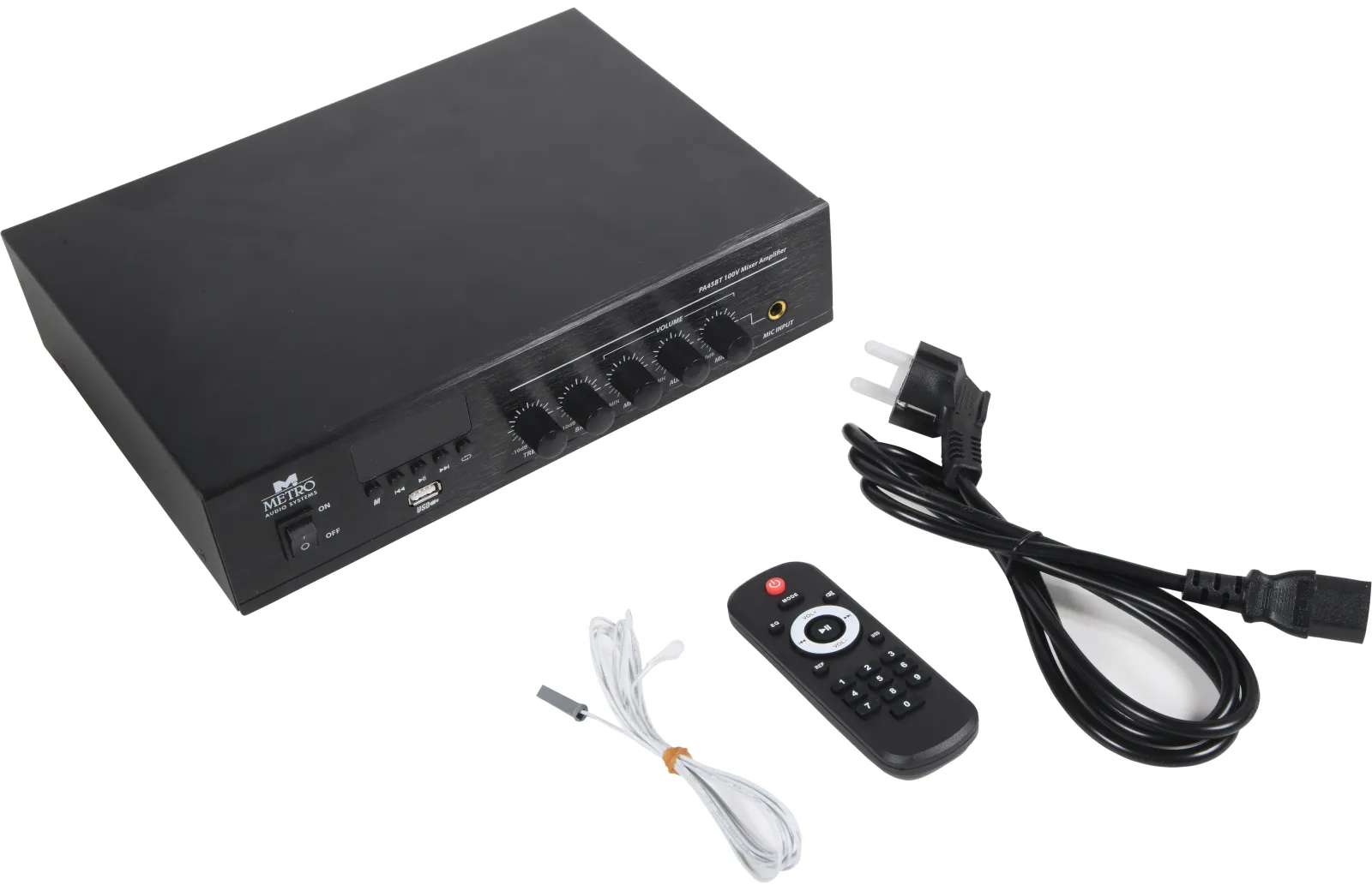 Metro Audio Systems Ενισχυτής PA-45BT Με Bluetooth