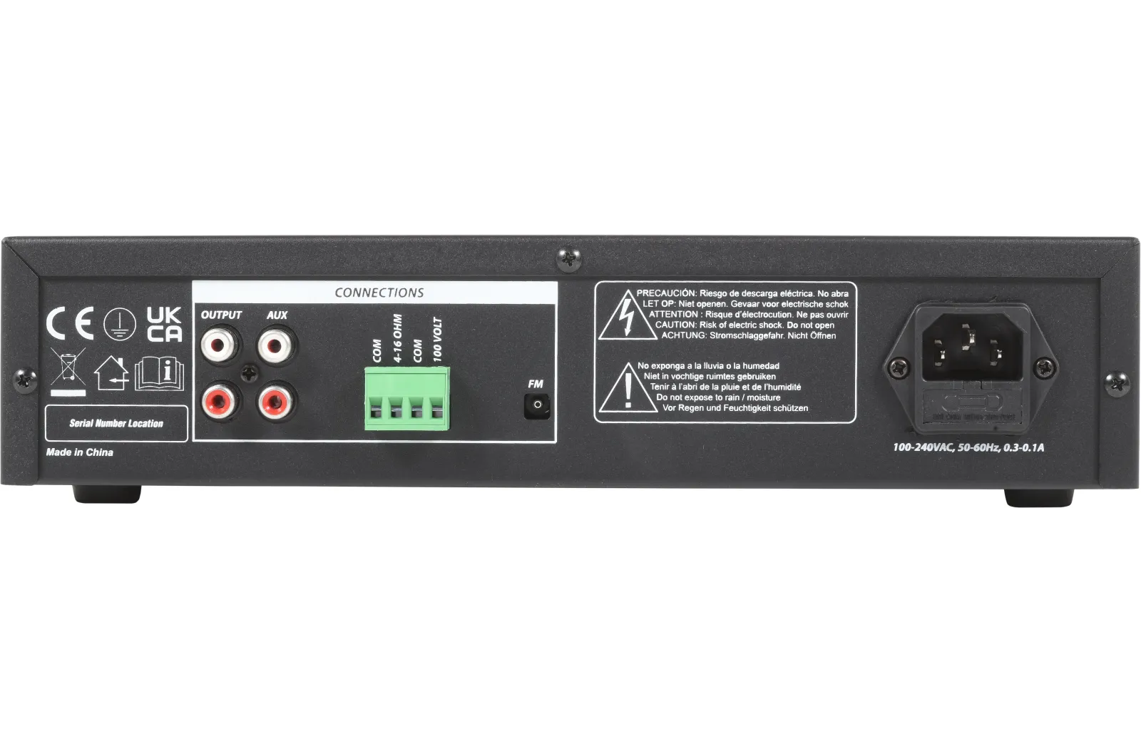 Metro Audio Systems Ενισχυτής PA-45BT Με Bluetooth