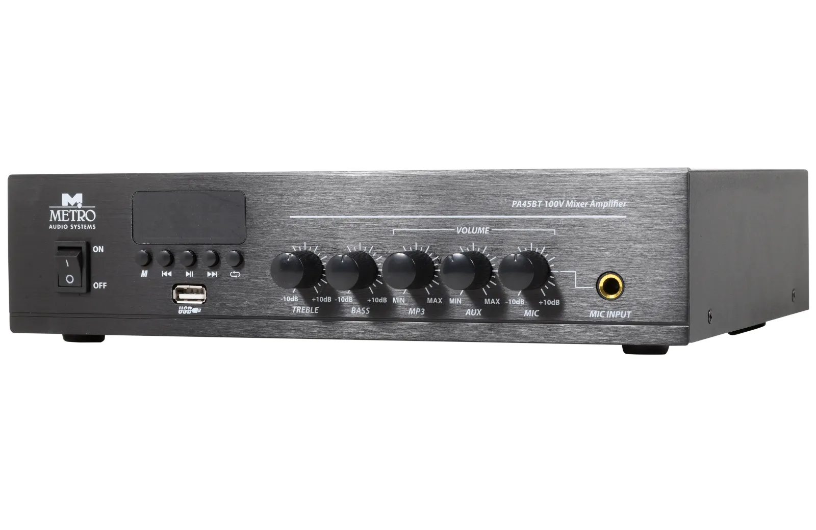 Metro Audio Systems Ενισχυτής PA-45BT Με Bluetooth