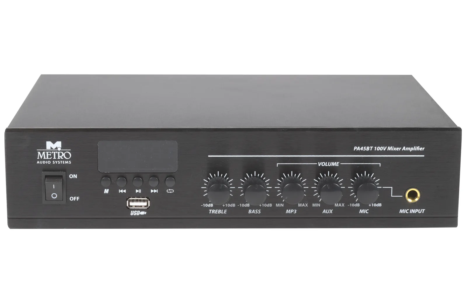Metro Audio Systems Ενισχυτής PA-45BT Με Bluetooth